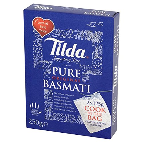 Amazon.com : Tilda Cook In The Bag Pure Original Basmati Rice 2 X 125G ...