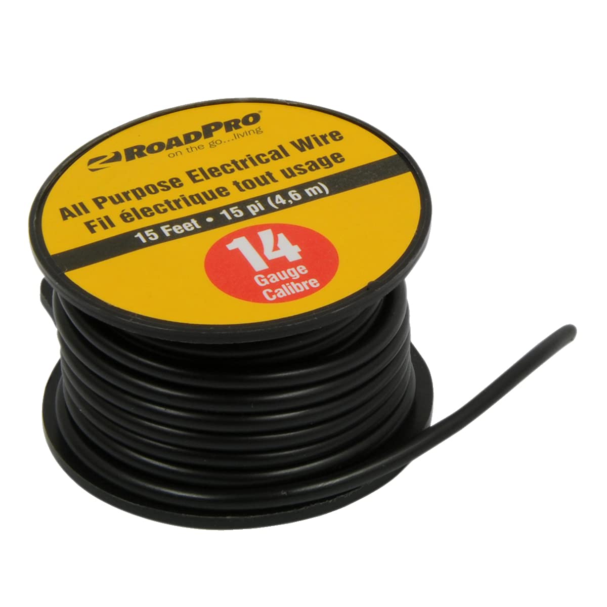 Amazon.com: RoadPro RP1415 15 Foot 14-Gauge All Purpose Electrical Wire ...