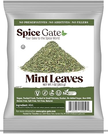 Amazon.com : Spice Gate Mint Leaves - (1 oz) : Grocery & Gourmet Food