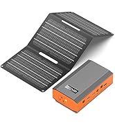 Amazon.com : Portable Solar Generator with Panel, 100W Portable Power ...