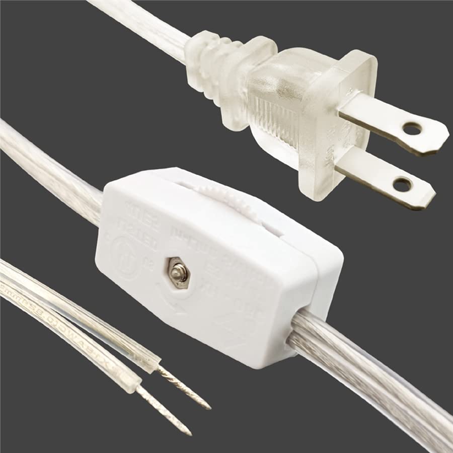 Amazon.com: Upgrade Lamp Plug Wire, Lamp Cord, 1-Knob Switch,1-Polarity ...