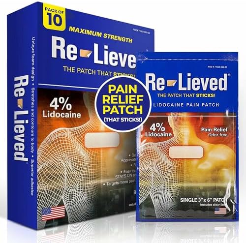 Amazon.com: OTC Rescue 4% Lidocaine Pain Relief Patch | Maximum OTC ...