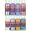 Amazon.com: Glitter Acrylic Paint Set by Craft Smart 8 pcs : Arts ...