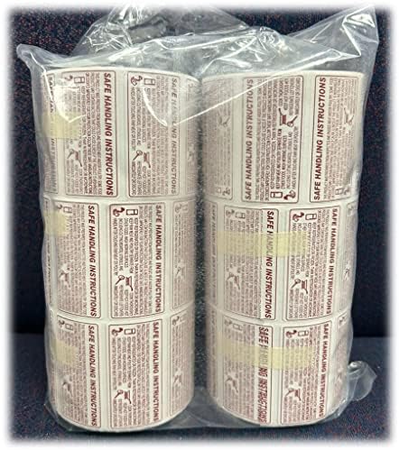 Amazon.com : Food Safe Handling Instructions Label Roll, 1000 Labels. 2 ...