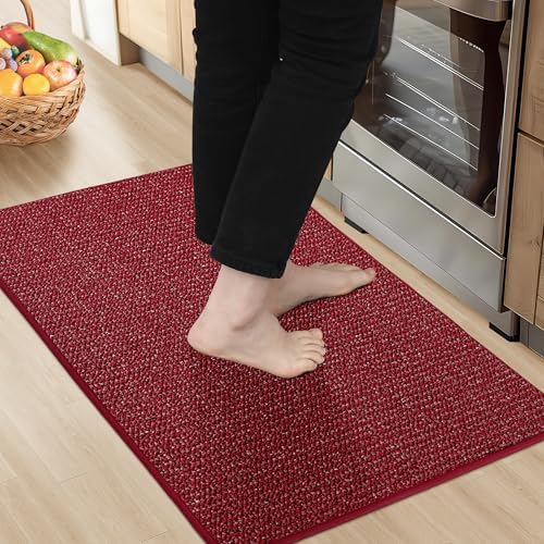 Amazon.com: Farmlyn Creek Slip-Resistant Kitchen Mats for Floor - Half ...