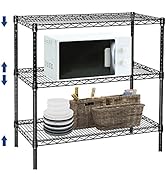 Amazon.com: Doredo 4 Tier Narrow Wire Shelving Unit, Adjustable Narrow ...