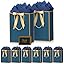 BBLIKE Medium Gift Bags for Present - 2 Pcs Birthday Gift Bag with 4 ...