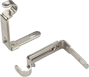 Amazon.com: Umbra Curtain Rod Bracket - Adjustable Wall Bracket for ...