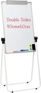 DOEWORKS Flipchart Ständer Whiteboard 90 x 60cm U-Ständer ...