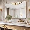 Amazon.com: ARTWIND 40x30 Inch Gold Bathroom Wall Mirror for Vanity ...