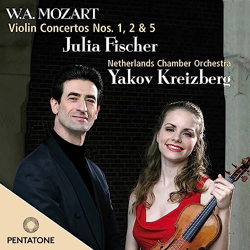 Play Mozart: Violin Concertos 1, 2 & 5 by Julia Fischer, Netherlands ...
