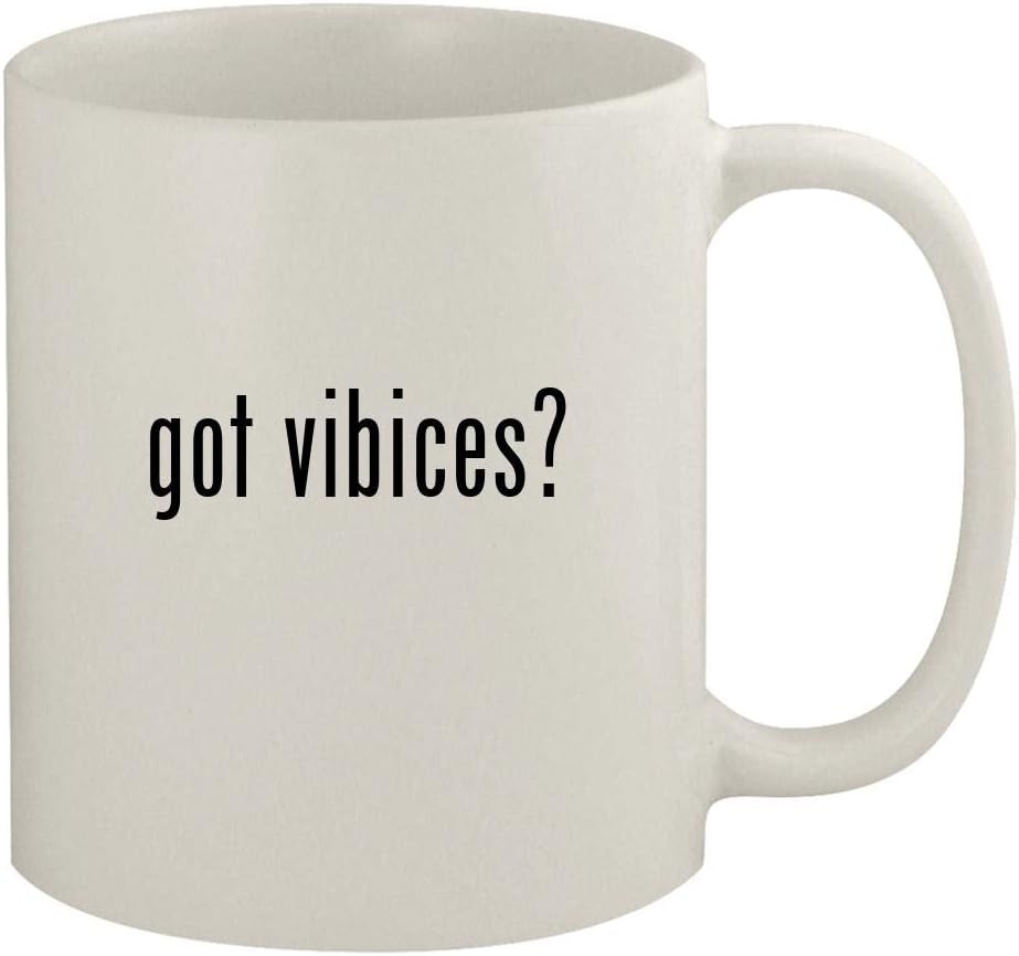 Amazon.com: got vibices? - 11oz Ceramic White Coffee Mug, White : Home ...