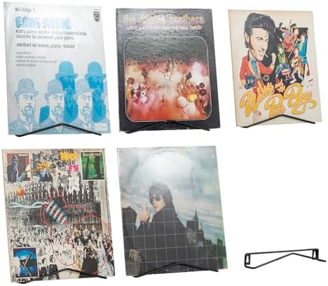 Amazon.com: MyGift Wall Mounted Matte Black Metal Wire Display Racks ...