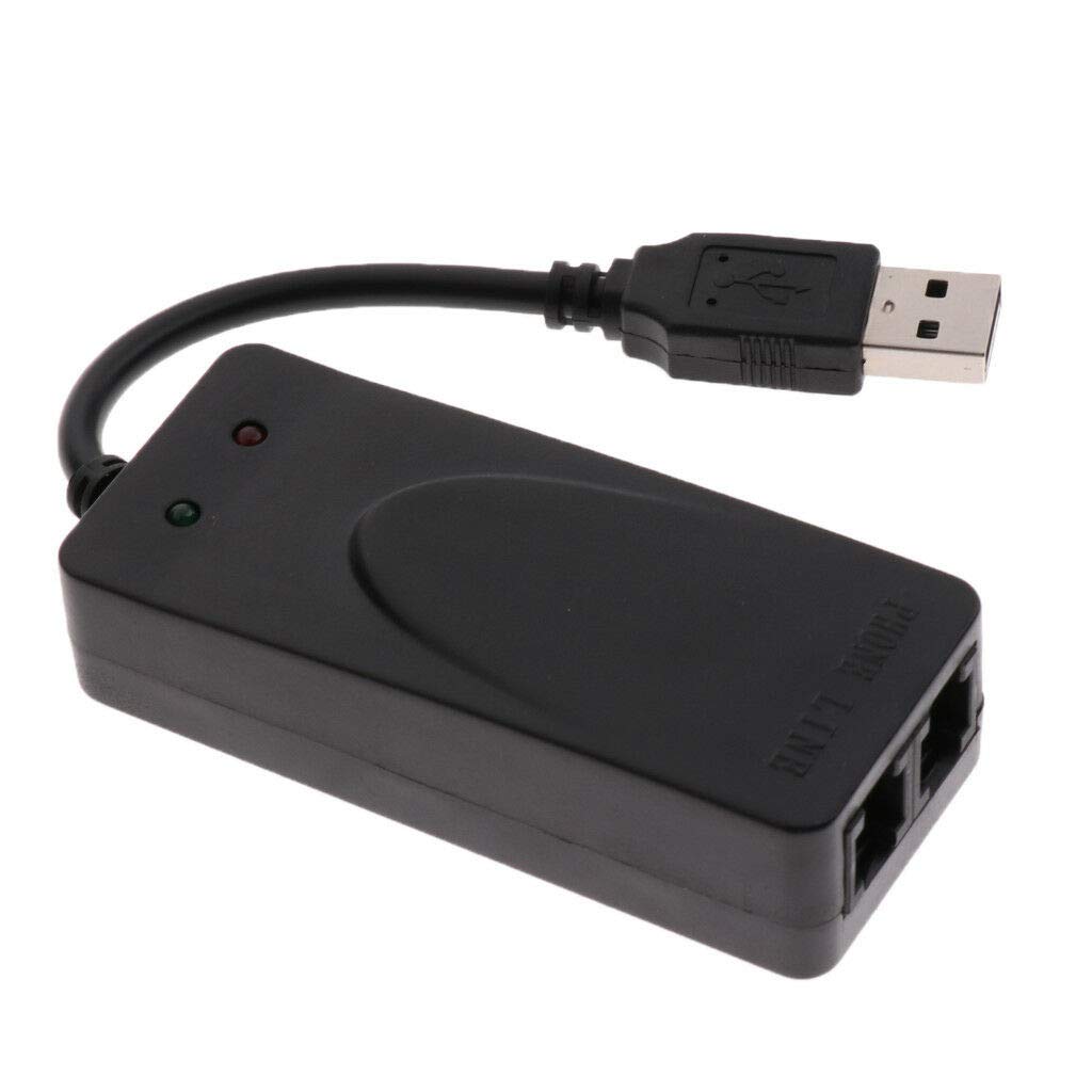 ELECTROPRIME 2-port Fax Modem, USB External Dial Up Internet Fax Data ...