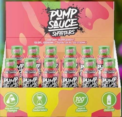 Amazon.com: Pump Sauce Shooters Watermelon Margarita 2 oz Bottles (Pack ...