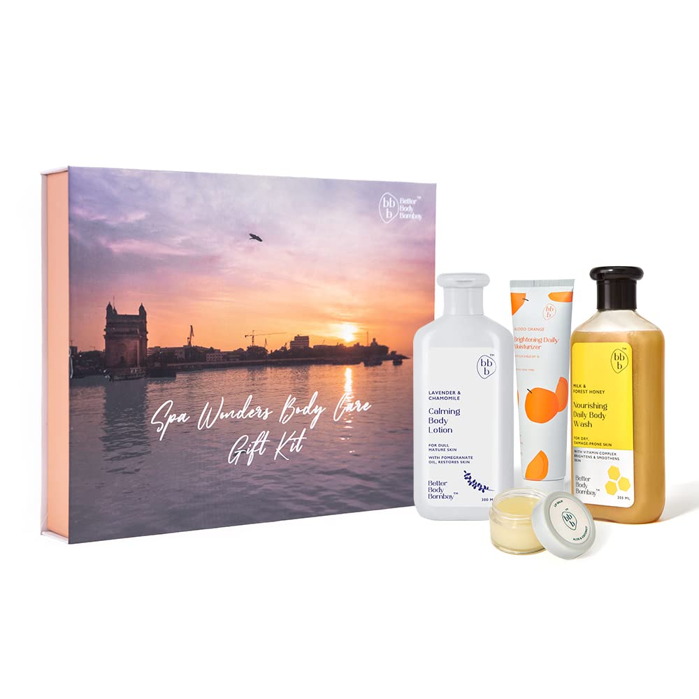 Buy bbb Better Body Bombay Spa Wonders Body Care Gift Kit for Men and ...