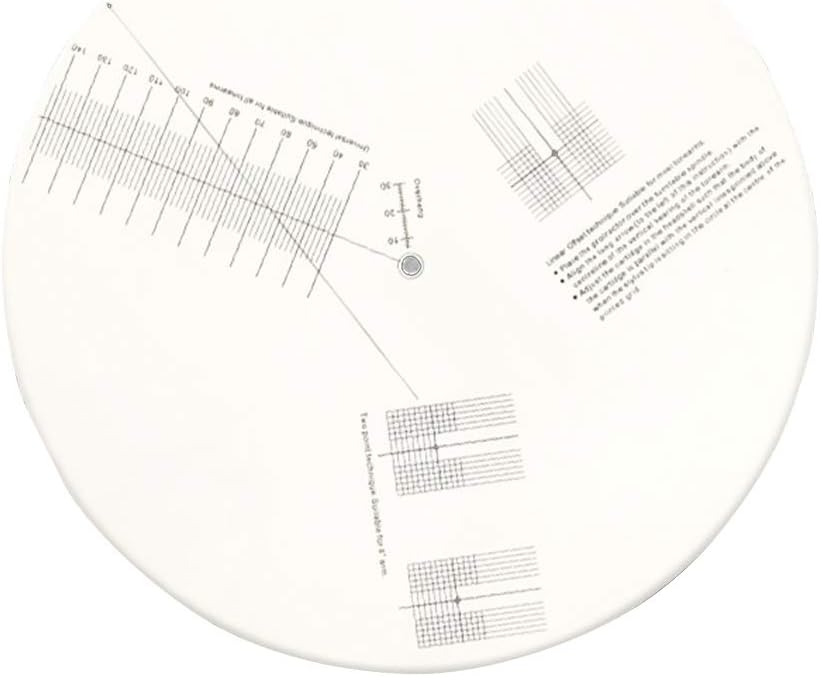 Amazon.com: Turntable Phono Cartridge Stylus Alignment Protractor Tool ...