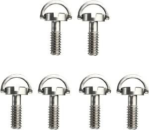 Amazon.com: TEHAUX 6 Pcs Tripod Screw Adapter Stainless Steel D- Ring ...