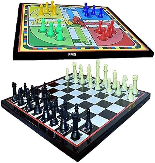 Buy Multi-Game Set with Ludo, Chess Boards and Pieces, 50 x 50 cm ...