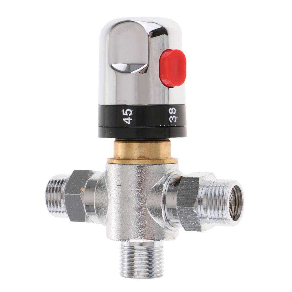 ATORSE® 3-Way Solar Thermostatic Mixing Valve Water Heater Control ...