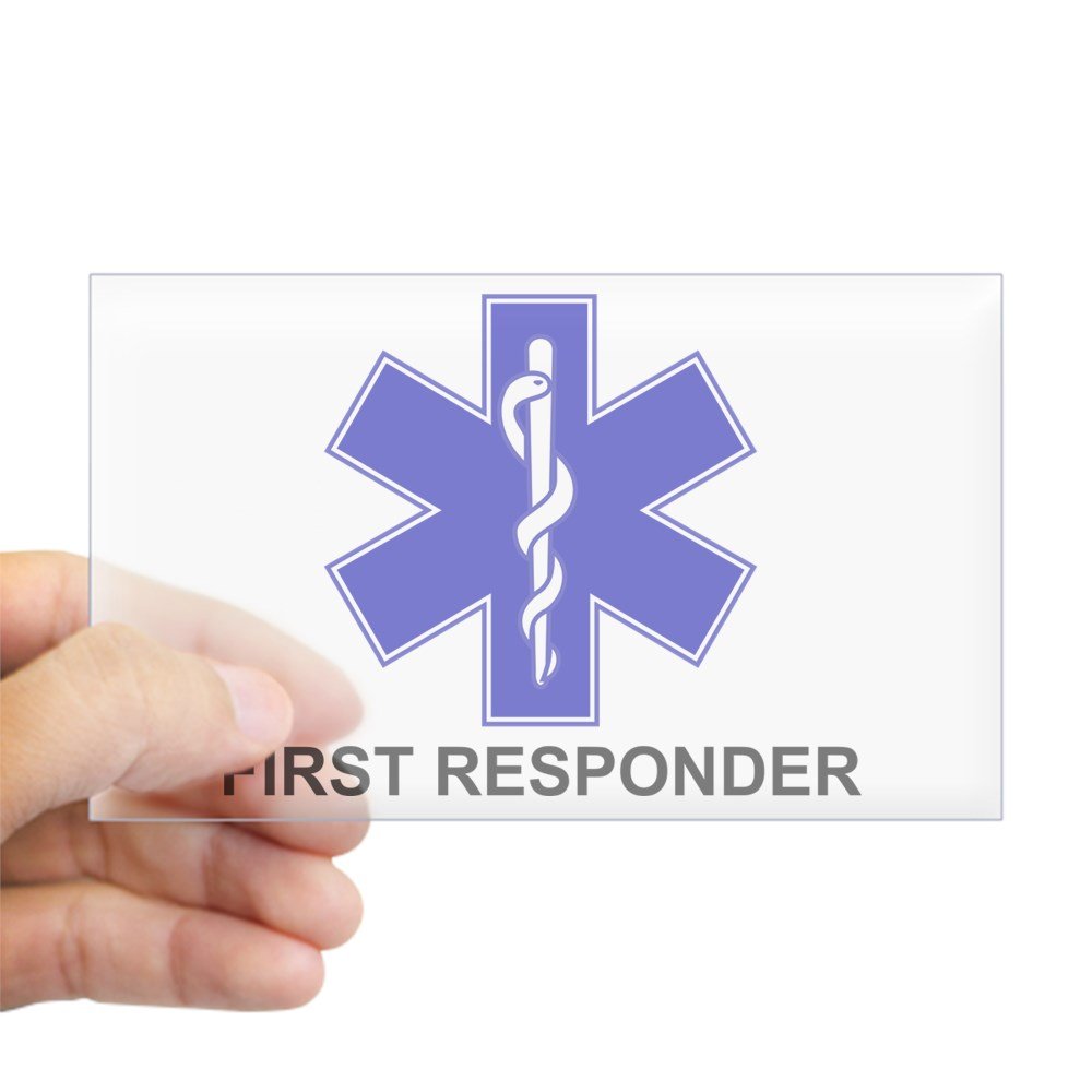 FIRST RESPONDER Sticker (Rectangle) BSL
