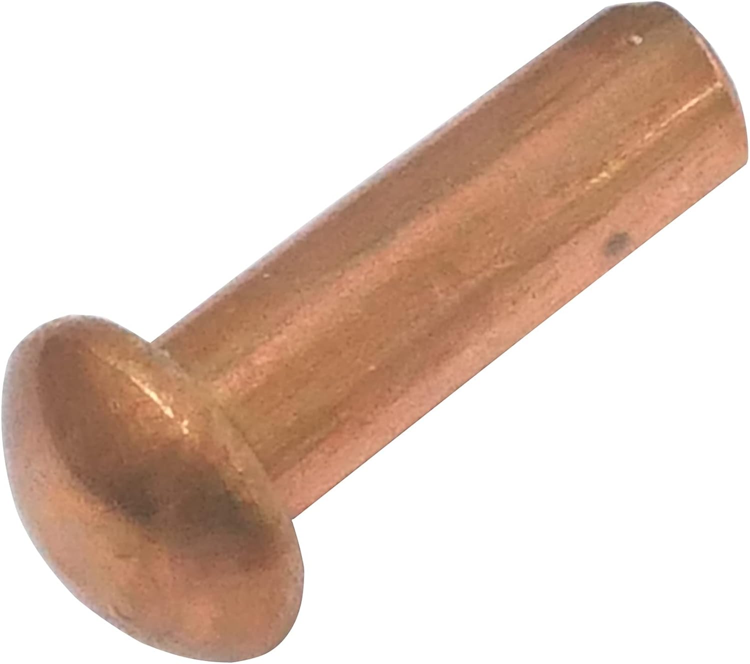 AERZETIX - C48021 - Lot de 50 Rivets en cuivre Ø2x6mm à tête demi-ronde ...