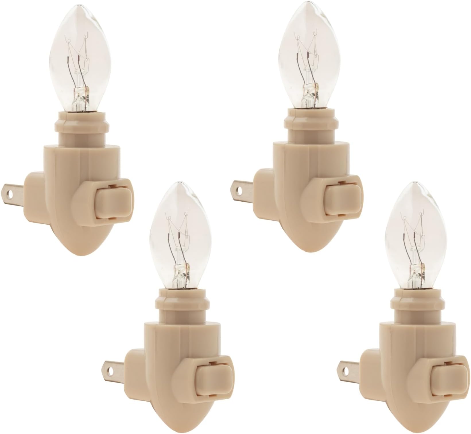 Creative Hobbies Plug in Night Light Module Includes 4 Watt Bulb, Ivory ...