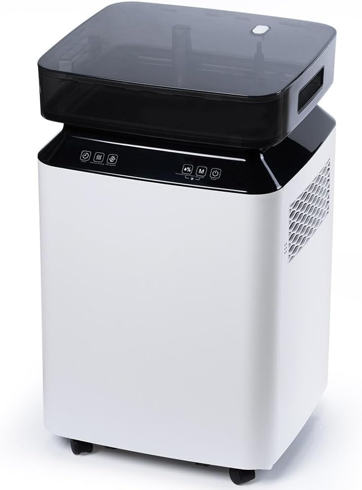 iOCHOW 50L/Day Electric Compressor Dehumidifier: Large Portable Smart ...