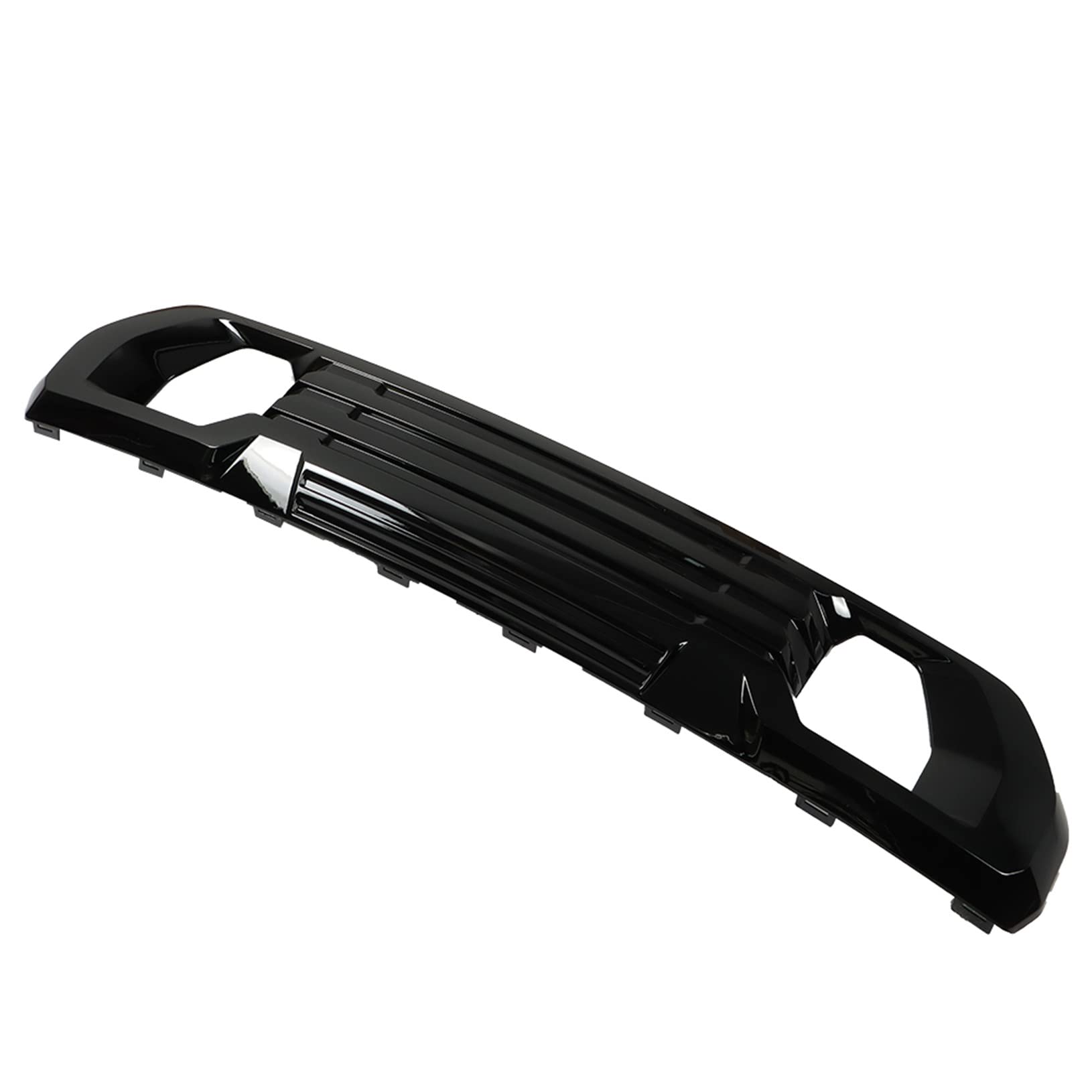 Amazon.com: LABLT Gloss Black Front Lower Bumper Filler Replacement for ...