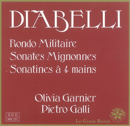 Rondo Militaire-5 Sonatines-2 Sonates Mignonnes A 4 Mains: Diabelli ...
