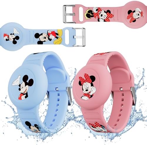 Amazon.com: Waterproof Air tag Bracelets for Kids (2 Pack) - Soft ...