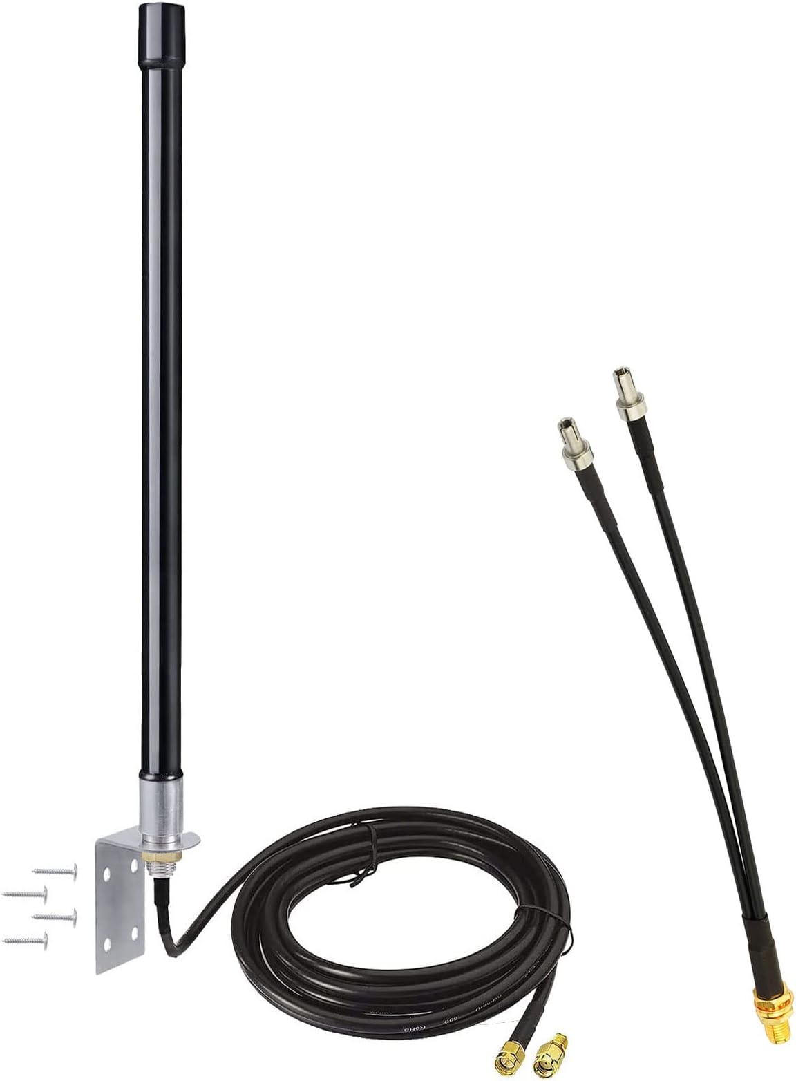 Amazon.com: Bingfu 4g LTE Long Range Cellular Antenna Wall Mount - 9 ...