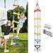 Triangle rope Ladder for Kids with Ground anchoring - Outdoor or Indoor ...