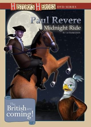 Amazon.com: Paul Revere: Midnight Ride [DVD] : Caety Sagoian, Stephan ...