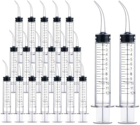 Amazon.com: Wisdom Teeth Syringe,12ml Dental Syringe with Measurement ...