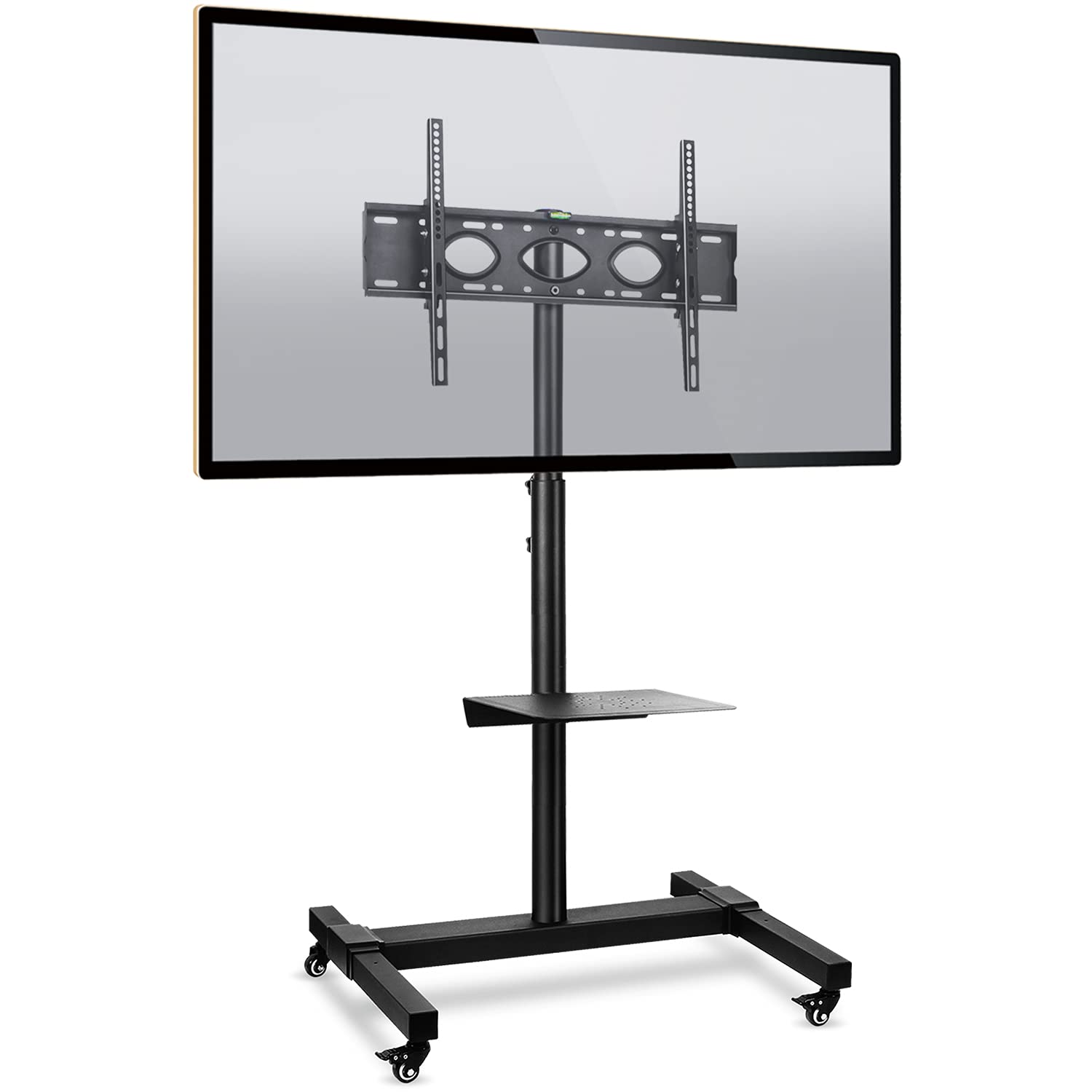 Buy RFIVER Mobile TV Stand Tilt For 32 70 Flat Curved Rolling TV Cart buy-rfiver-mobile-tv-stand-tilt-for-32-70-flat-curved-rolling-tv-cart