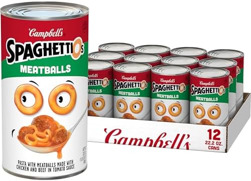 Amazon.com : SpaghettiOs Canned Pasta with Franks, 15.6 oz Can (Pack of ...