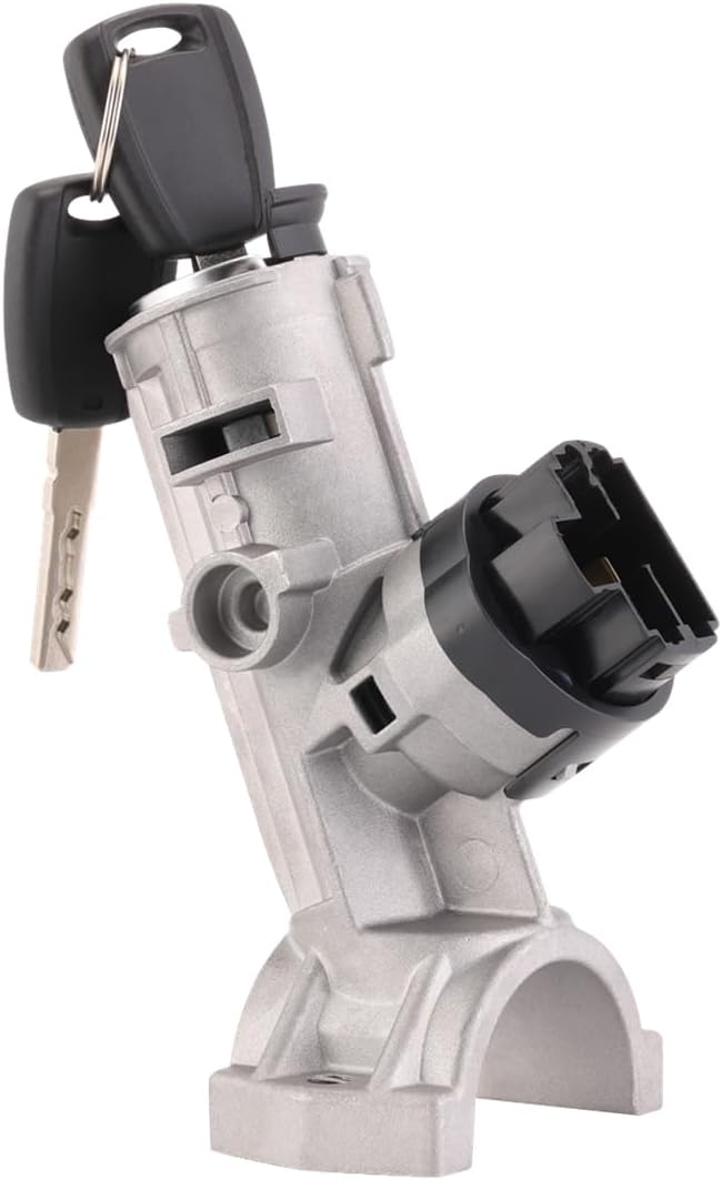GEARZAAR Ignition Lock Switch Barrel with 2 Keys Set Replacement for ...