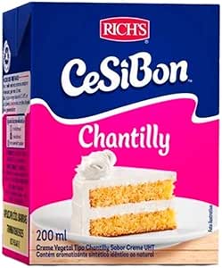 Chantilly CeSiBon Original 200ml - Richs : Amazon.com.br: Beleza