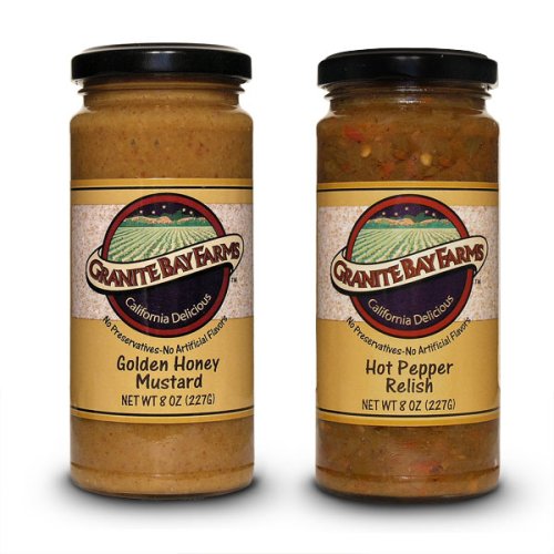 Amazon.com : Granite Bay Farms Hot Pepper Relish and Golden Honey ...