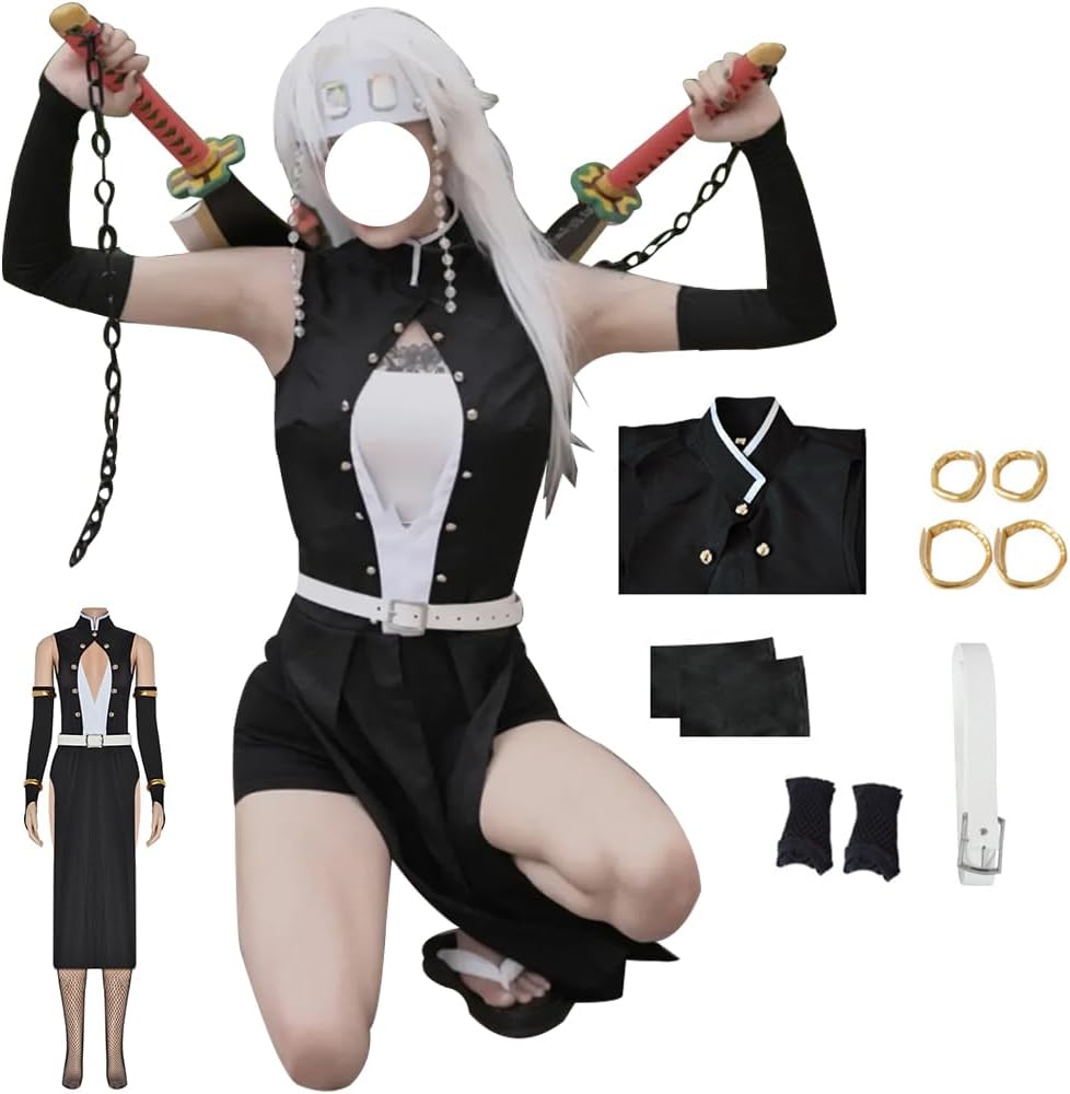 Amazon.com: Lioskey Tengen Uzui Cosplay Dress Tengen Uniform Costume ...