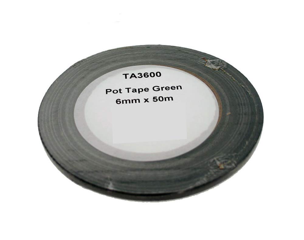 50m Green 6mm Pot Tape for Floristry Crafts | Floral Tape for Flower ...