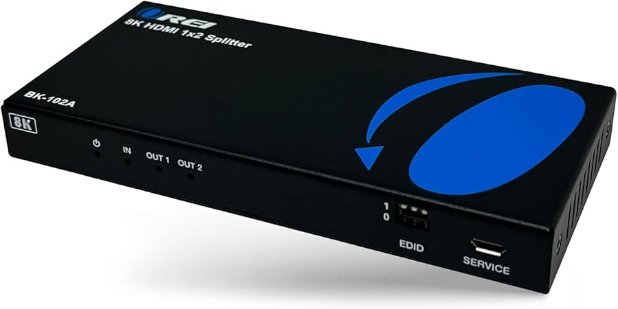 Amazon.com: OREI 8K HDMI Splitter 1 X 2, Duplicate with Audio Extractor ...