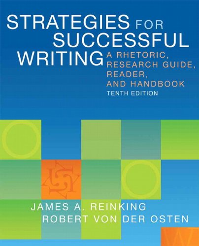 Amazon | Strategies for Successful Writing: A Rhetoric, Research Guide ...