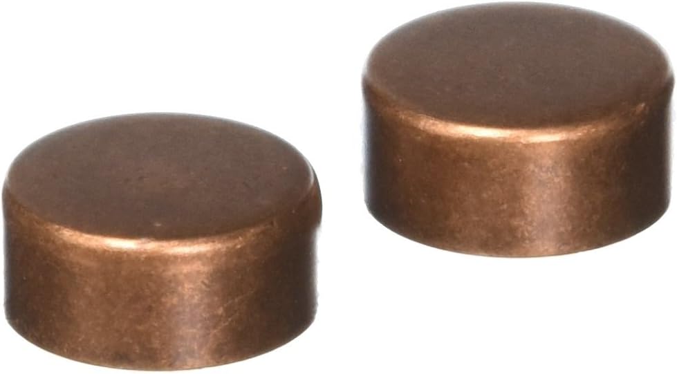 Top Knobs M985-pair End Cap for Single Mount Handle Copper - Cabinet ...