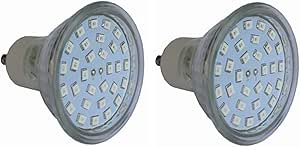 12V GU10 LED Bulbs, 50W Halogen Equivalent, Non Dimmable, 5W 450lm AC ...