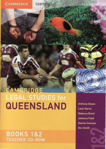 Cambridge Legal Studies for Queensland Books 1 and 2 Teacher CD-ROM ...