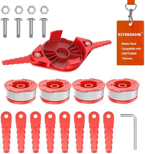 Amazon.com : CRAFTSMAN String Trimmer Spool Head (CMZST260H), Red ...
