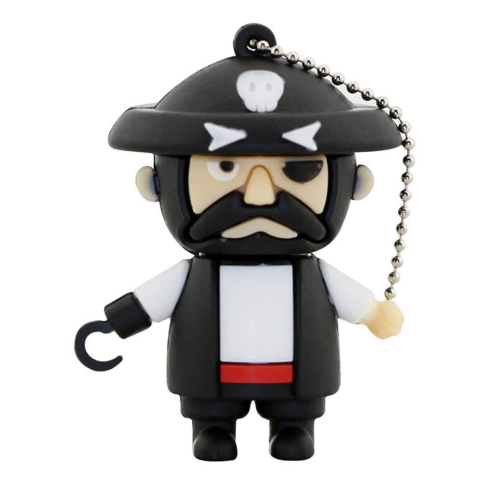 Captain Hook Pirate 32GB USB Flash Thumb Drive Storage Device : Amazon ...