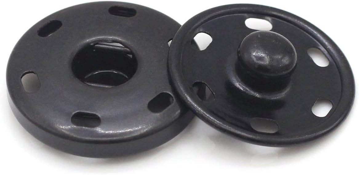 10 Sets Rust Proof Metal Snap Fasteners Sewing Press Studs Buttons ...